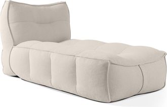 Konsimo Garten LOVIA Loungesofa, GartenliegeGartenm&ouml;bel, Sofa 2-Sitzer, Premiumqualit&auml;t aus EU hochwertiger Sitzkomfort, mit integrierter Schutzh&uuml;lle, (Dunkel