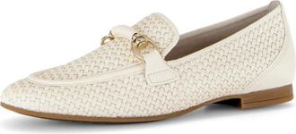 Gabor Slipper im Flecht-Look mit Zierriemen - - Shoes - Damen - Beige - 39 EU