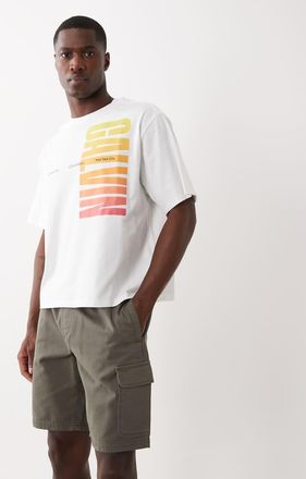 Calvin Klein Jeans T-shirt style ann&eacute;es 90 &agrave; motif - Blanc