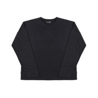 Nenette V-neck Strickware - - Knitwear - Damen - Schwarzk - XS