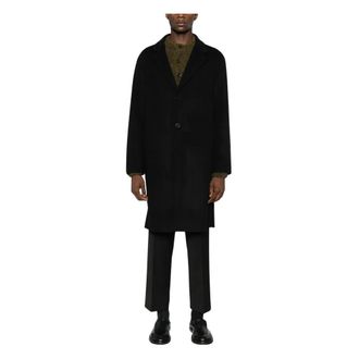 Amaranto Amar&aacute;nto, Homme, Manteaux, Noir, Taille: 2XL Manteau droit