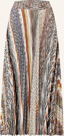 Missoni Plisseerock braun