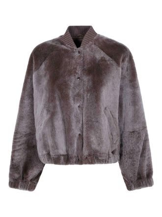 Brunello Cucinelli Bomberjacke - Grau