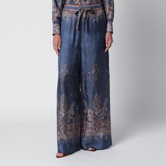 Zimmermann Valiant marineblaue Seidenhose
