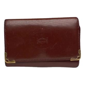 Cartier Porte-cartes vintage doccasion - Femme - Pre-owned - Rouge - Taille: ONE Size