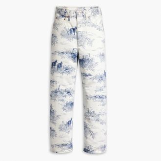 Levi's Damen Ribcage Straight Ankle Light Indigo-Flat Finish, Western Toille, 25W / 27L