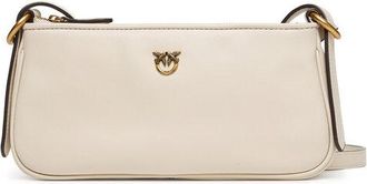 Pinko Handtasche Half Moon Baguette Mini AI 25-26 PLTT 105069 A0QO Écru