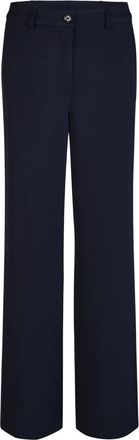 Marc Aurel Femme, Pantalons, Bleu, Taille: 42 FR Pantalon Droit Large avec Bandes Lat&eacute;rales Contrast&eacute;es