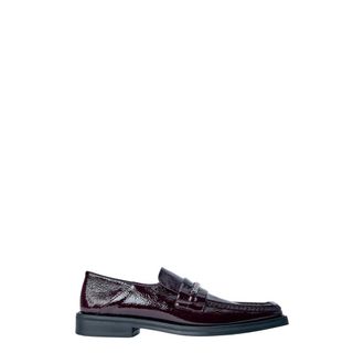 Martine Rose Homme, Chaussures, Rouge, Taille: 42 EU Mocassins &agrave; bout carr&eacute; avec talon rabattable