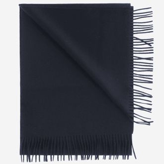 Saint Laurent Cashmere Scarf - Navy