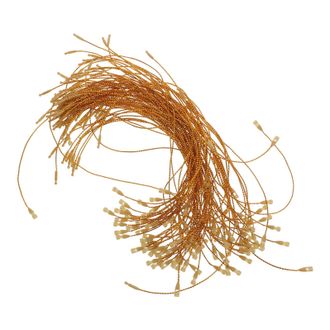 Artibetter 1000 St&uuml;ck Weihnachts Ornamentaufh&auml;ngeset mit Karabinerhaken Vorgeschnittene Schn&uuml;re mit Druckknopf Silberfarbene Kunststoffclips f&uuml;r Christbaumschmuc