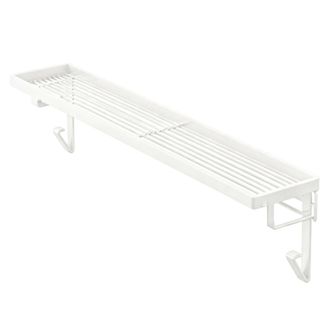 Generico Ablage f&uuml;r Heizk&ouml;rper: 1 St&uuml;ck Eisen, platzsparender Organizer &uuml;ber dem Heizk&ouml;rper, hitzebest&auml;ndige Bank ohne Bohren, f&uuml;r Schlafzimmer, Wohnzimmer, Sc