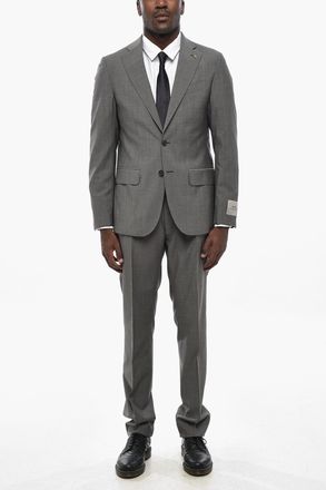 Corneliani CC COLLECTION Anzug aus Schurwolle mit klassischem Revers Corneliani