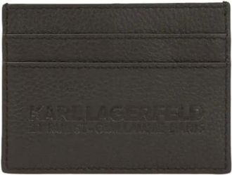 Karl Lagerfeld Homme, Accessoires, Noir, Taille: ONE Size K/Rsg Leather Cardholder