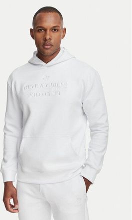 Beverly Hills Polo Club Sweatshirt M6340T Wei&szlig; Regular Fit