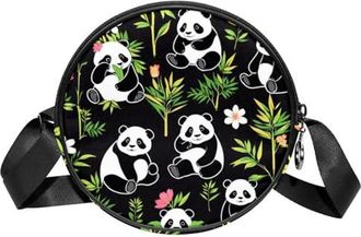 Generic Sac &agrave; bandouli&egrave;re circulaire pour femme, petit sac &agrave; bandouli&egrave;re mignon avec fermeture &eacute;clair, bretelles r&eacute;glables, sac &agrave; main rond d&eacute;contract&eacute; pour f