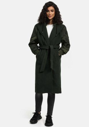 Marikoo Winterjacke Tjadee Langer Wickelmantel