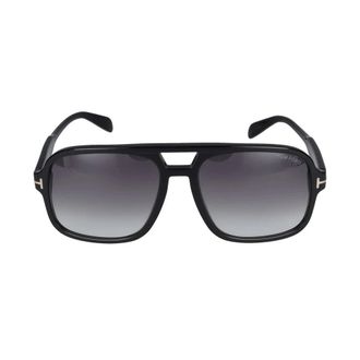 Tom Ford unisex, Accessoires, Noir, Taille: 60 MM Lunettes de soleil noires Ft0884 01B