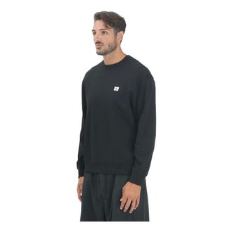 Calvin Klein Jeans Homme, Sweatshirts et sweats à capuche, Noir, Taille: 2XL Sweat Col Rond Noir Logo Monogramme