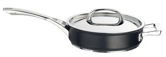 Circulon Infinite Saut&eacute;pfanne mit Deckel 24cm - Antihaftbeschichtete tiefe Bratpfanne mit Induktionsfunktion und Edelstahldeckel, Boden und Griffen, hochwertig