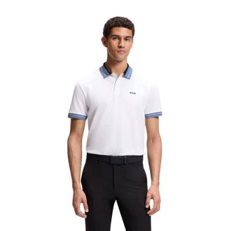 HUGO BOSS PL_Member Poloshirt f&uuml;r Herren, Piqu&eacute; (Wei&szlig;)