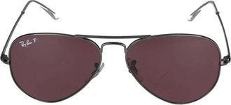 Ray-Ban unisex, Accessoires, Gris, Taille: 55 MM Aviator Metal II