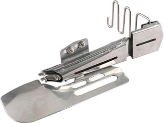 BESTONZON Rechtwinkliger Nähmaschinen Einfasser Overlock Kantenfalter 3/8 Zoll aus Verschleißfestem Edelstahl Kompatibel für Quilts und Dünne Stoffe