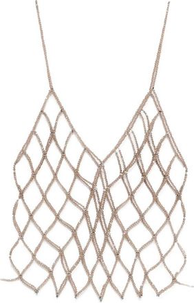 PANICALE Beaded-net Top