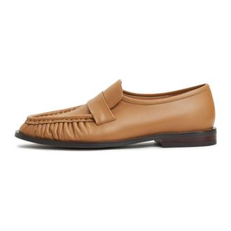 Cesare Gaspari Blockabsatz Loafer - Beige - - Shoes - Damen - Beige - 41 EU