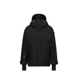 Moncler Moncler Bwindis Hooded Gore-tex Laminate Insulated Ski Jacket, Women, Black, Size: 00