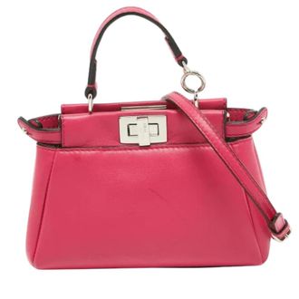 Fendi Pre-owned Leder fendi-taschen - - Pre-owned - Damen - Rosa - ONE SIZE