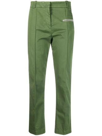 Fabiana Filippi pantalon à coupe droite - Vert
