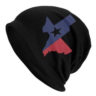 Generic Homme Femme Hiver Chapeaux Drapeau De L&Eacute;toile Solitaire du Texas Bonnet &Agrave; Revers Doux Bonnet dhiver Chaud Bonnets De Ski pour Patinage Quotidien Cours