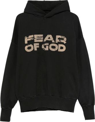 Fear of God Homme, Sweatshirts et sweats &agrave; capuche, Noir, Taille: XS Sweat &agrave; capuche