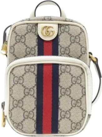Gucci unisex, Pre-owned, Beige, Taille: ONE Size Sac bandouli&egrave;re vintage Pre-owned