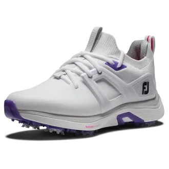 FootJoy Damen Hyperflex Golfschuh, Weiß, Lila, Grau, 37.5 EU