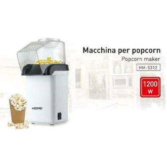Trade Shop Trade Shop Traesio - Trade Shop - makchina f&uuml;r pop elektrischer gericht 1200W popcorn ohne festen kinder party