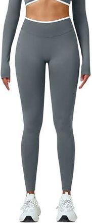 Generic Les pantalons de yoga avec une taille douce et contrast&eacute;e sont parfaits comme couche de base pour lentra&icirc;nement hivernal, le bodyforming et le fitness