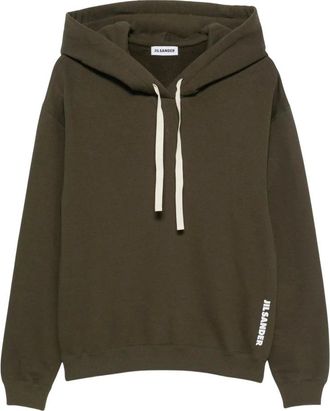 Jil Sander Homme, Sweatshirts et sweats &agrave; capuche, Vert, Taille: XL SweaT-shirts &agrave; capuche