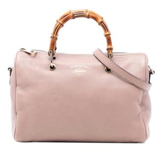 Gucci Sac bandouli&egrave;re Bamboo Pre-owned - Femme - Pre-owned - Rose - Taille: ONE Size