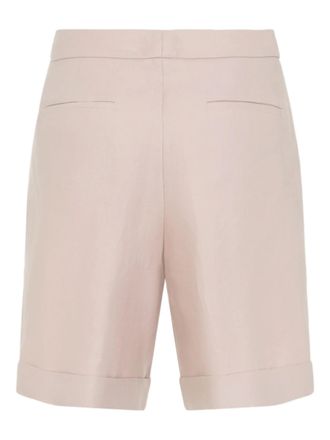 PESERICO Womens Pleat-Detail Shorts Ss26 W