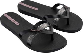 Ipanema Femme Kirei Chic FEM Flip-Flop, Black/Glitter/Purple, 40 EU