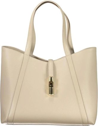 Furla Femme, Sacs, Beige, Taille: ONE Size Goccia Tote