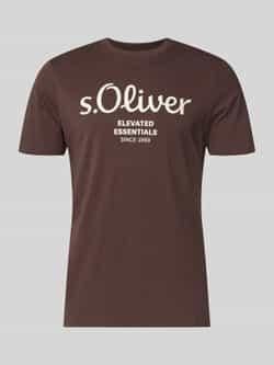 s.Oliver Red Label Regular Fit T-Shirt aus reiner Baumwolle