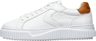 Voile Blanche Lipari-Sneakers aus Leder-Wei&szlig;, Creme wei&szlig; 39