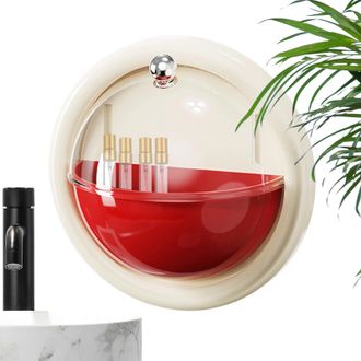 Generic wandregal parf&uuml;m staubdichte abdeckung transparent mit f&auml;chern parf&uuml;mproben organizer f&uuml;r parf&uuml;mproben aufbewahrung lederpflege schminktisch wohnungen