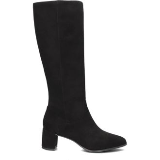 Lina Locchi Schwarze Wildleder Stiefel f&uuml;r Damen - - Shoes - Damen - Schwarzk - 41 EU