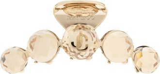 Jimmy Choo London jewelled hair clip - Gold