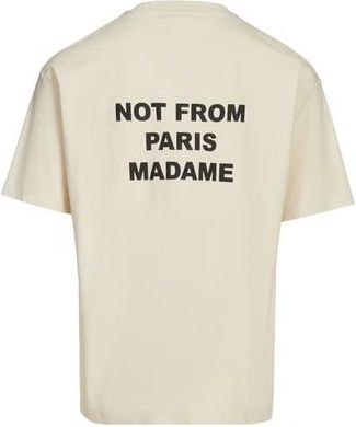 Dr&ocirc;le de Monsieur T-Shirt amples&eacute;rigraphi&eacute; en coton
