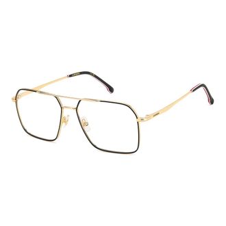 Carrera unisex, Accessoires, Noir, Taille: 57 MM Montures Lunettes Noir Or